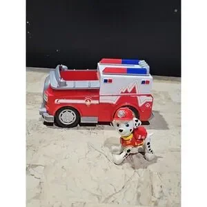 Toys | Paw Patrol Marshall Emt Ambulance Fire Truck Vehicle With ...
